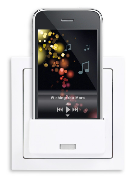 Busch-iDock für iPod oder iPhone